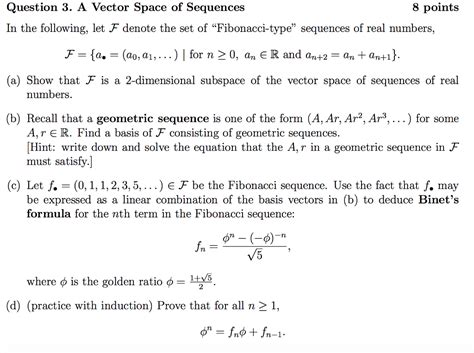 Solved In The Following Let F Denote The Set Of Chegg