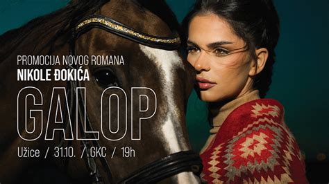 Promocija romana "Galop" u četvrtak u GKC-u – ZooMUE