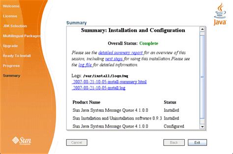 To Install Message Queue In Gui Mode Sun Java System Message Queue 41