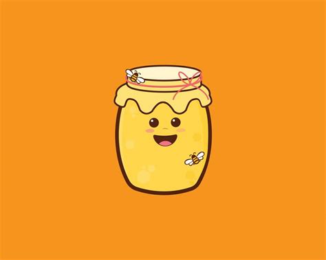 Honey Cute Vector Icon Design 21672314 Vector Art At Vecteezy