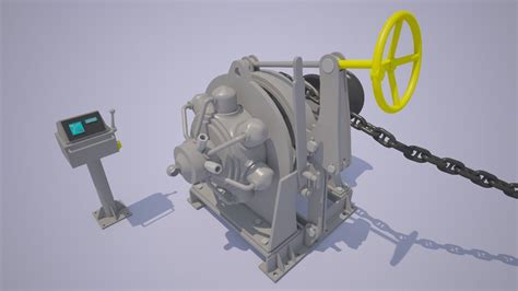 Anchor Windlass 3d Model 25 Max Free3d