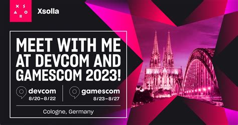 Kim Chase On Linkedin Joinxsolla Gamescom2023 Devcom
