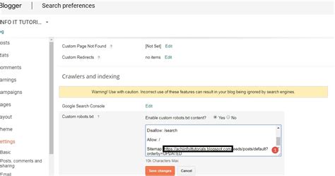 How To Add Custom Robotstxt File In Blogger Achi Info It Tutorials