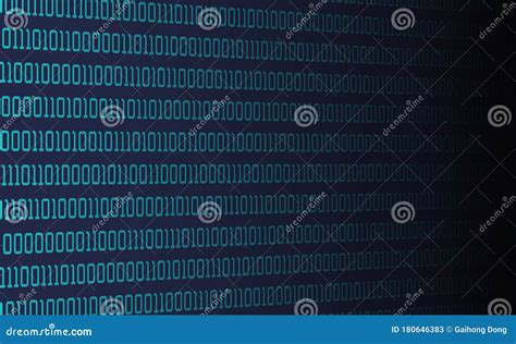 Abstract Technology Binary Code Backgrounddigital Binary Data And Secure Data Concept With