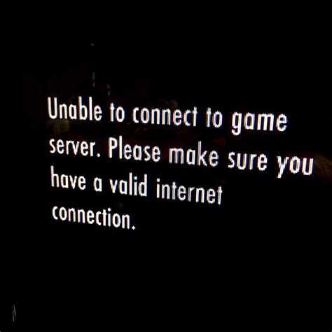 Unable To Connect To Game Server Please Make Sure You Have A Valid Internet Connection