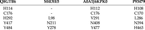 Critical Residues In Thca Synthase Q8gtb6 With The Corresponding Download Scientific Diagram