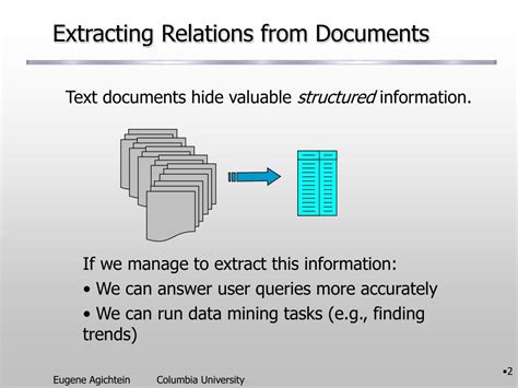 Ppt Snowball Extracting Relations From Large Plain Text Collections