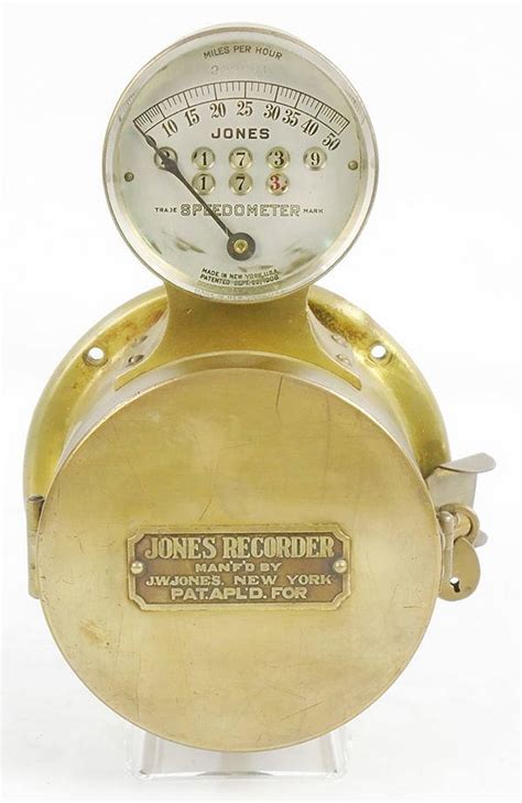 Jones Recorder Speedometer Auction