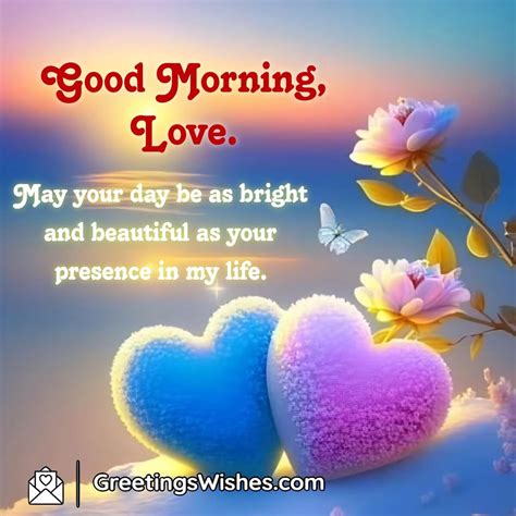 Good Morning Love Quotes Greetings Wishes