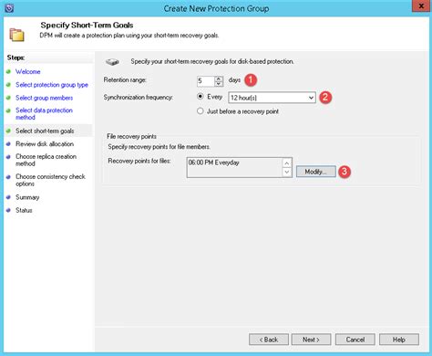 Create A New Protection Group In Dpm 2012 R2