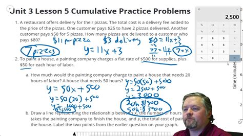 Unit 3 Lesson 5 Practice Youtube