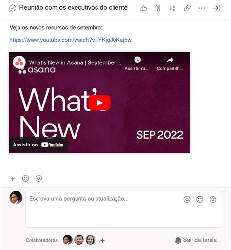 Um novo jeito de escrever tarefas mais detalhes e clareza Lançamentos de produtos Asana