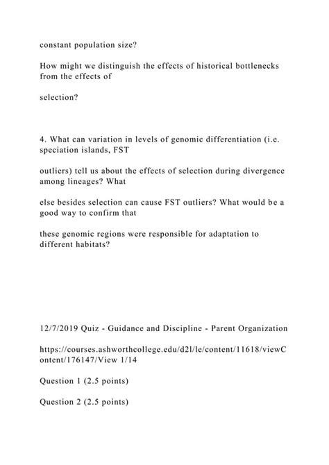 1 Describe The Interplay Between Gene Flow Genetic Drift Docx