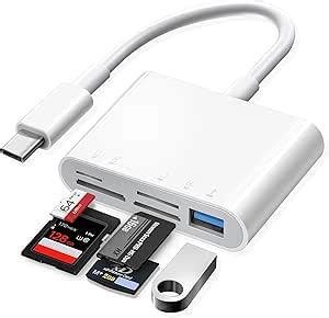 Amazon Com Oyuiasle USB C SD Card Reader USB C To SD MicroSD XD Picture MS Memory Stick Cards