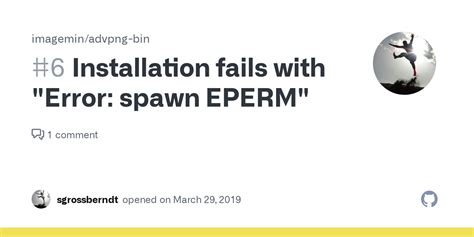 installation fails with error spawn eperm · issue 6 · imagemin
