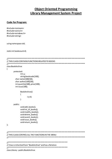 Library Managment System C Program Docx