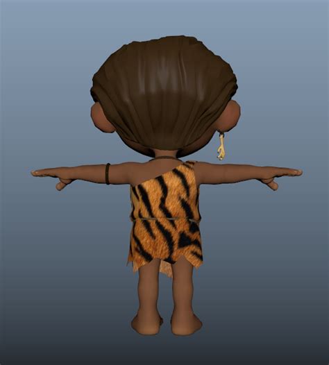 3d Cartoon Girl Toon Fantasy Female Turbosquid 1298534