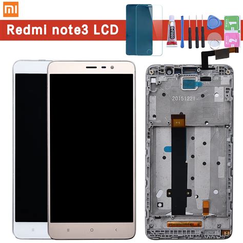 Note Mm Display For XIAOMI Redmi Note LCD Touch Screen Digitizer With Frame Replace