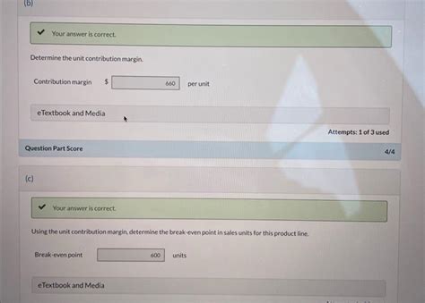 Solved Determine The Unit Contribution Margin Contribution Chegg Com