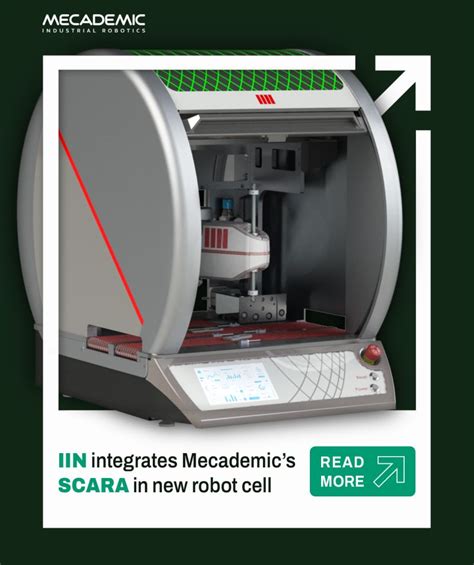 Robotics Microautomation Scara Mecademic Industrial Robotics
