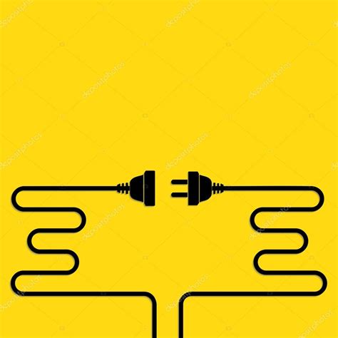 Concept Connection Disconnection Electricity Stock Vector