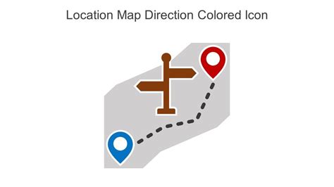 Location Map Direction Colored Icon In Powerpoint Pptx Png And Editable Eps Format PPT Template