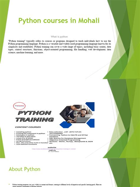 Python Courses In Mohali Pdf Python Programming Language Computer Programming