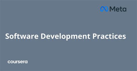 software development practices coursya
