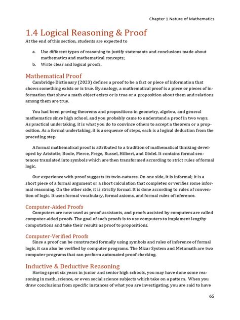 14 Reasoning 2nd Pdf Mathematical Proof Theorem