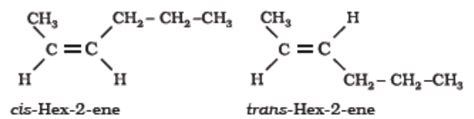 Draw The Cis And Trans Structures Of Hex 2 Ene Which Isomer Will Have