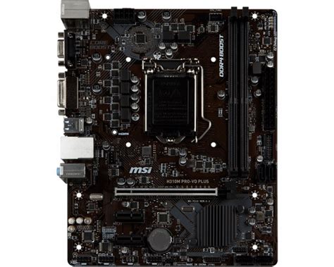 Материнская плата MSI H310M PRO-VD Plus Socket 1151 – фото, отзывы ...