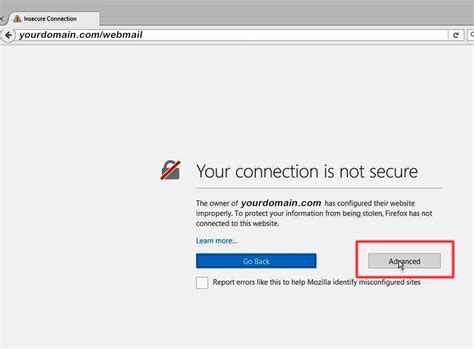 Privacy Error On Webmail Fix · Dynamic Dezyne