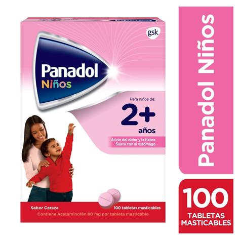 Comprar Analgésico Acetaminofén Panadol Niños Sabor Cereza Masticables