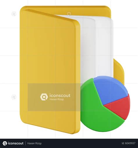 Data Analysis Folder 3d Icon Download In Png Obj Or Blend Format