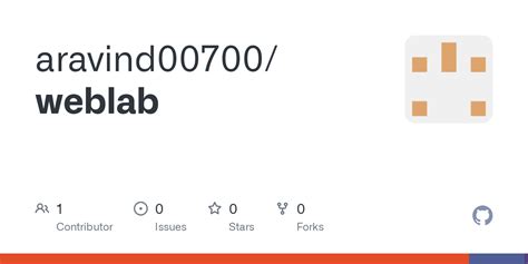 github aravind00700 weblab