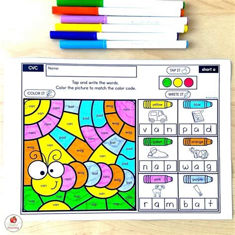 Ten Simple Tense Past Present Future Color By Code Worksheets