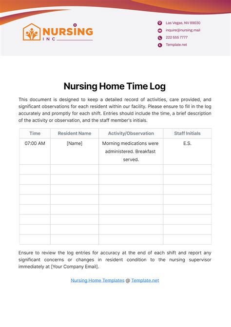 Free Shadowing Hours Log Template To Edit Online