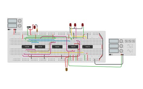 Circuit Design Mod 8 3 Bit Asynchronous Counter By Prenon Tinkercad