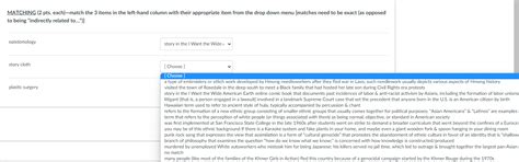 MATCHING 2 Pts Each Match The 3 Items In The Chegg Com