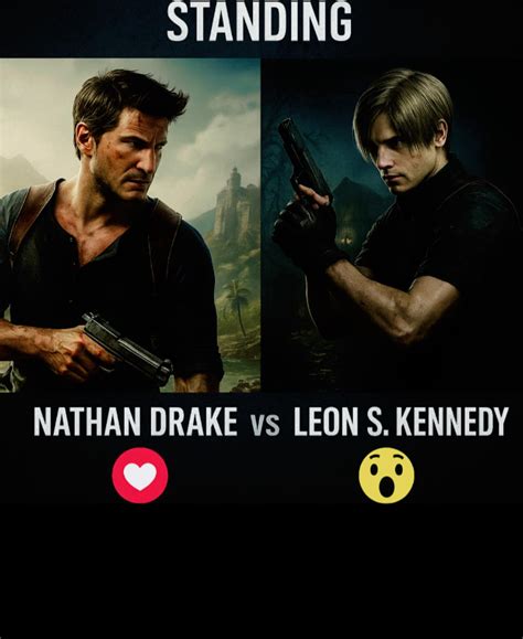 Ps5 4k Gamez Nathan Drake Vs Leon S Kennedy 🔥 Two Facebook
