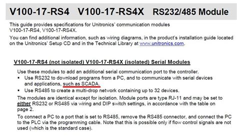 UNIOPC Modbus RTU COM Port UniOPC Unitronics Support Forum Programmable Controllers