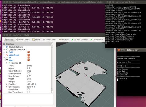 turtlebot3 slamの実行 sigverse japanese wiki