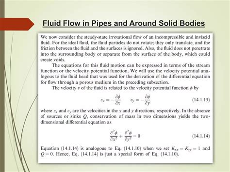 Ch 14 Fluid Flow Through Porous Media Pptx Physics Science