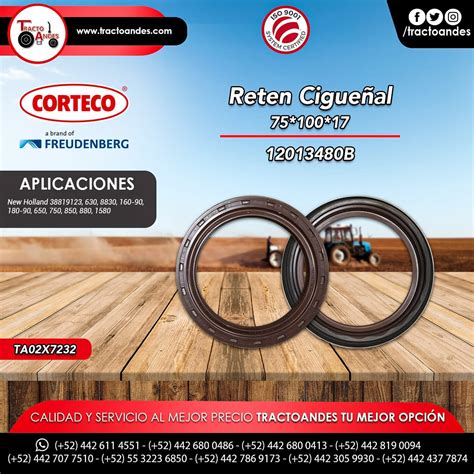 Reten Cigueñal 12013480b Corteco