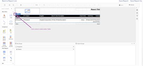 Add Custom Log Report Advanced Topic Report Design Repeat Tablix
