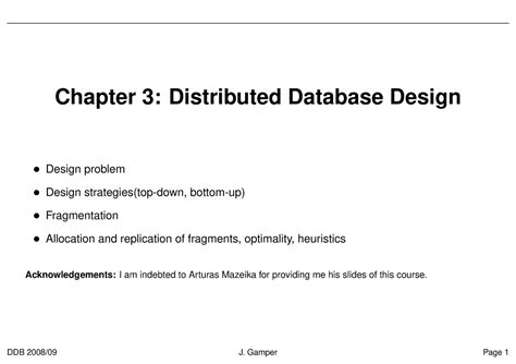 Ddb03 Lecture Notes 7 10 Chapter 3 Distributed Database Design