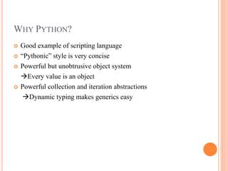 Python Training PPT