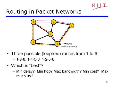 note 8 packet switching networks routing in packet