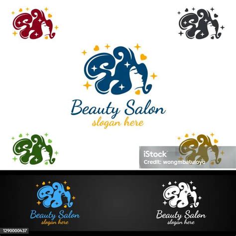 뷰티 헤어스타일리스트 화장품 또는 부티크를 위한 살롱 패션 심볼 0명에 대한 스톡 벡터 아트 및 기타 이미지 0명 건강관리와 의술 눈 신체 부분 Istock