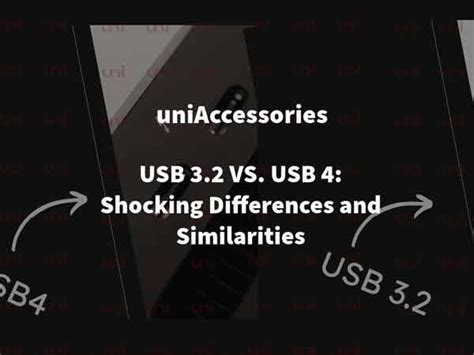 Usb 3 2 Vs Usb 4 Shocking Differences And Similarities Marketing